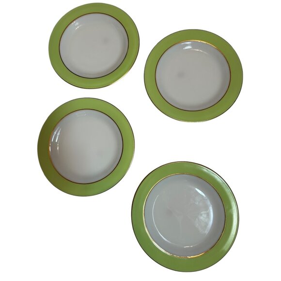 Pyrex | Dining | Set Of 4 Vintage Pyrex Dinner Plates With Gold Trim ...